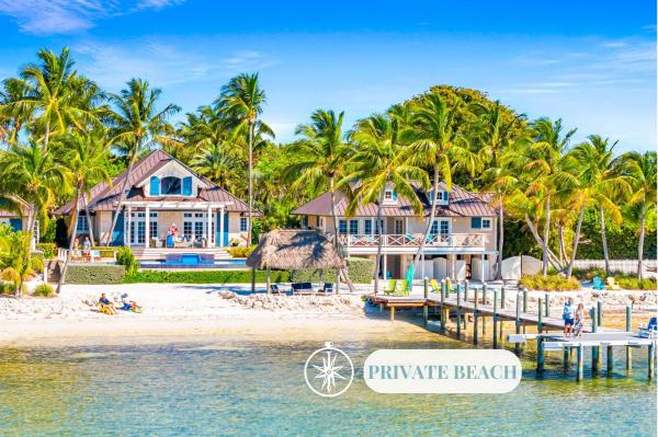 Private Beach Heated Pool Volleyball Court Orchid Beach Key - Islamorada, FL