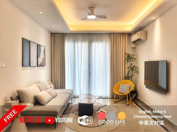 R&f Princess Cove 2br Sea View Jb-sg Ciq Modern - Johor Bahru