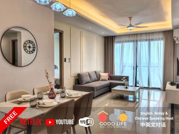 R&f Princess Cove 2br Sea View Jb-sg Ciq Malls - Malezya