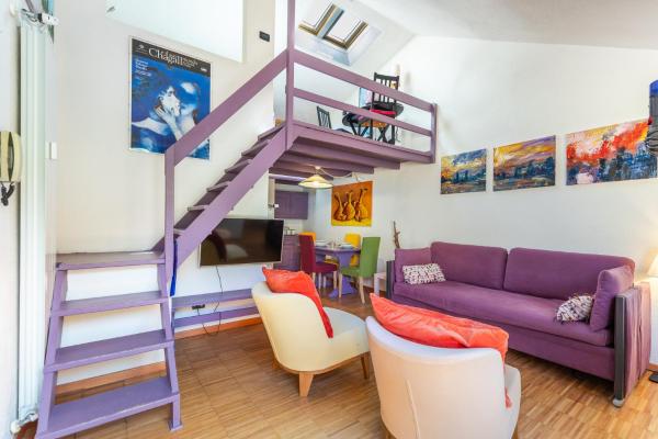 Hostdomus - Purple Apartment - Sauze d'Oulx