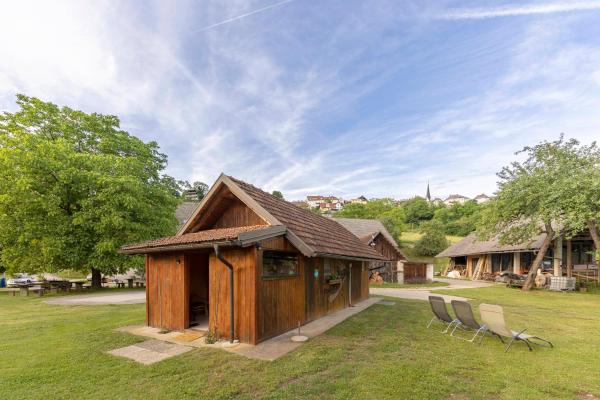 Beehive Cabin On A Farm -