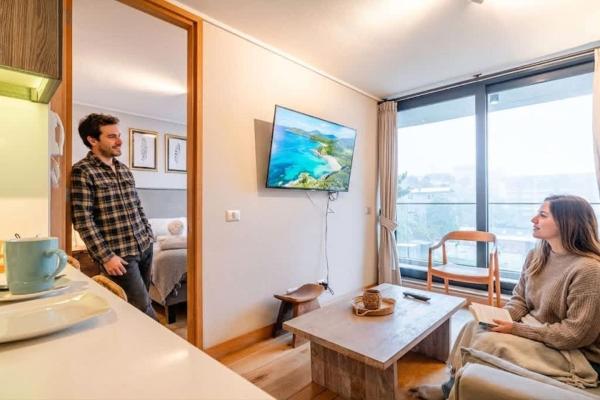 Hom I 1d1b, Calefaccion Central, Piscina Temperada, Wifi, Estacionamiento - Alerce