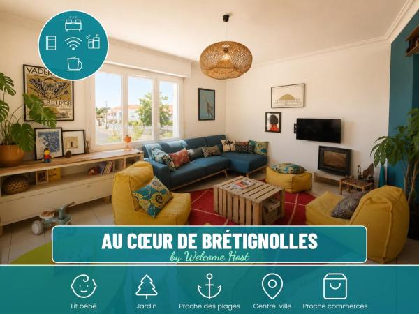 Au Cœur De Brétignolles , Centre Bourg, Maison Familiale, Proche Commodité - Vendée