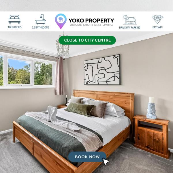 Waterside House I Close To City Centre I Sleeps 6 I Driveway Parking I Smart Tvs In Bedrooms I Fast Wifi I Work Desk I Self-check-in I By Yoko Property - Milton Keynes