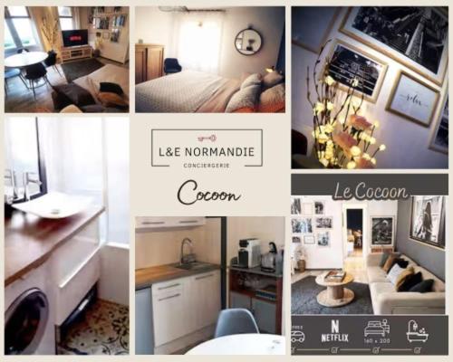 Le Cocoon Saint Lô - Appartement Privé Tout éQuipé - Haras - Parking Gratuit - Entrée Autonome - Wifi - Netflix - Baignoire - Lave-linge - Lit Queen Size 160cm & Canapé-lit 140cm - Jusqu'à 4 Personnes - Saint-Lô