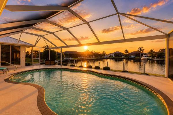Waterfront Oasis With Pool Private Dock And Views - Port Charlotte, FL
