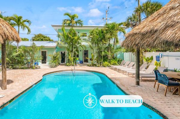Walk To Beach Secluded Retreat Heated Pool Lostshaker By The Sea - Fort Lauderdale