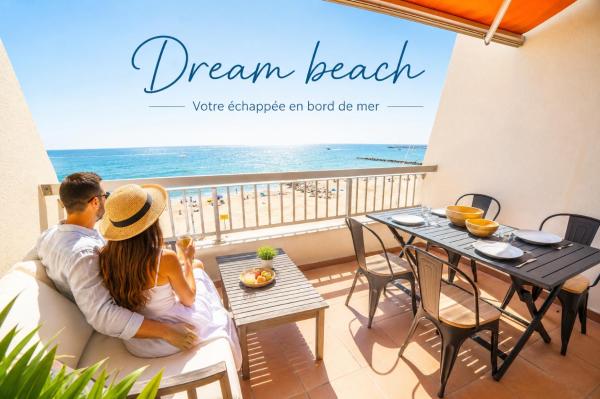 Le Dream Beach-terrasse-vue Mer D'exception-wifi-parking - Top Pros Servicesconciergerie - Montpellier