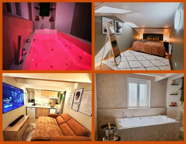 Nid Cosy - Balnéo, Lit King Size & Ambiance Cinéma - Angoulême