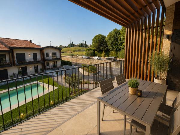 Luxury Flat With Terrace In Residence With Pool - Affi