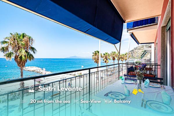 La Battigia - Terrazzo Al Confine Col Mare E Vista - Sestri Levante