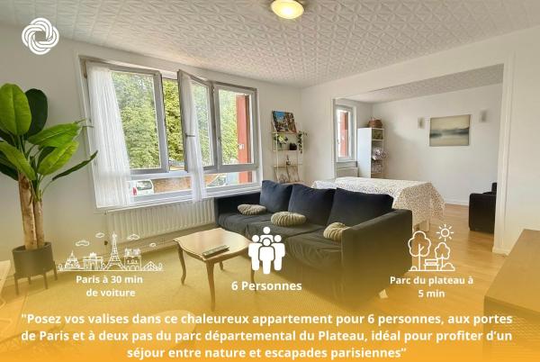 Comfortable Stay, Spacious And Well-equipped Apartment - Montreuil