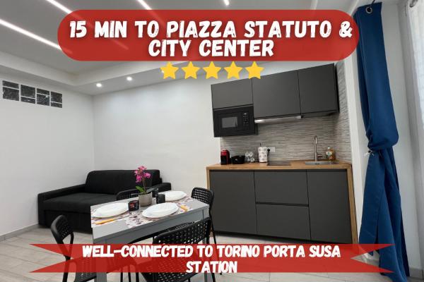 15 Min To Piazza Statuto - Wifi & Air Conditioning - Turin