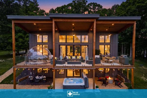 Modern Design W Hot Tub, Sauna, Dome & Game Room - West Virginia
