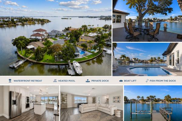 Waterfront Home With Heated Pool 2 Miles From Beaches - St. Pete Beach, FL
