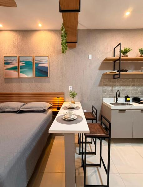 Vr Village Apto 03 Flat Completo Próximo Ao Shopping Da Ilha - São Luís