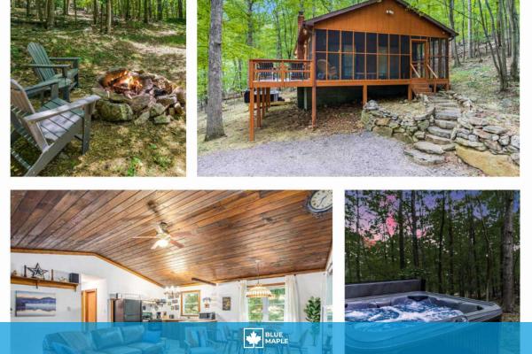 Tucked Away W Hot Tub, Fire Pit, Deck, & Wifi - West Virginia