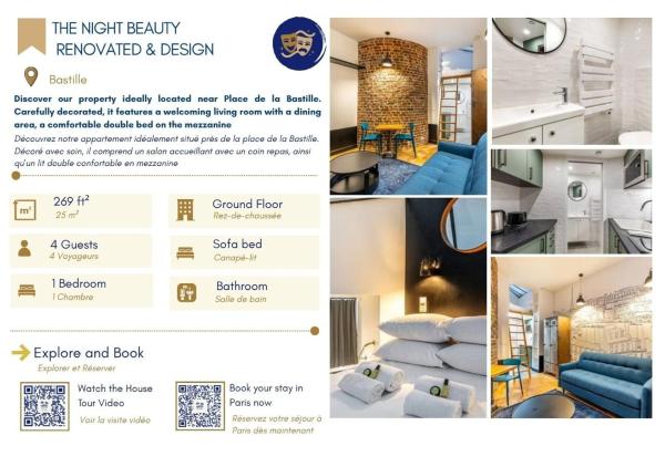 Belle De Nuit - Rénové & Design - By Mon Petit Faré - Gentilly