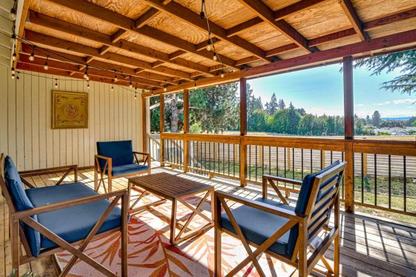 6 Mi To Downtown Vancouver: Peaceful Unit W/ Deck - Cathedral Park - Portland