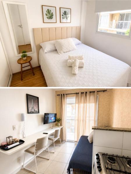 Flat Moderno Ao Lado Do Vibra São Paulo E Tokio Marine Hall Wi-fi, Academia E Vista -1802 B - Santo Amaro