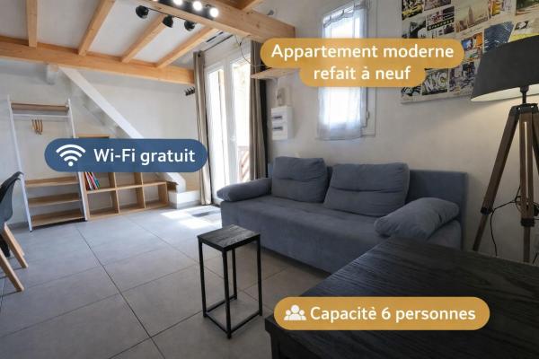 Le Repaire De Port-leucate T3 Duplex Rénové - 45m2 - 6 Personnes Wifi, Clim, Tout Confort - Leucate