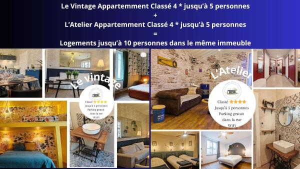 Le Vintage 4 éToiles Et L'atelier 4 éToiles Jusqu'à 10 Personnes - Metz