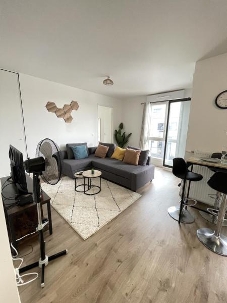 Beautiful 1-bedroom Apartment Near The Metro-restaurant-motorway - Pantin