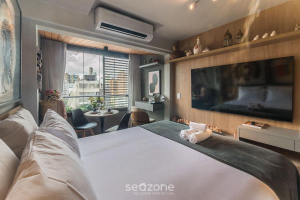 Studio A 750m Del Mar, Edificio C/ Piscina Eub1601 - Barra, Brasil