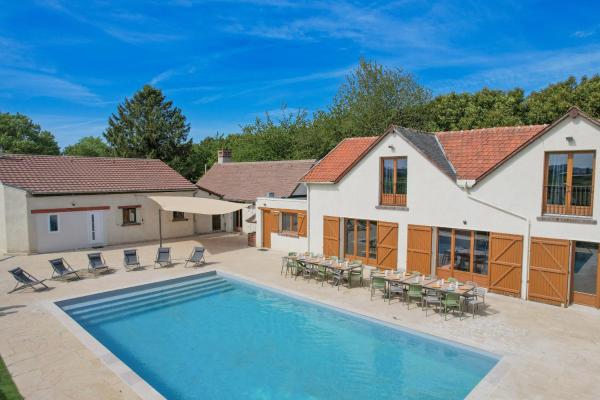 So Villas Villeblevin 89 - Piscine Chauffee - Basket - 2h De Paris - 30p - Yonne
