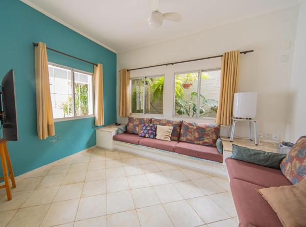 Casa C 3 Quartos A 80m Da Praia Balneario Florida - Praia Grande