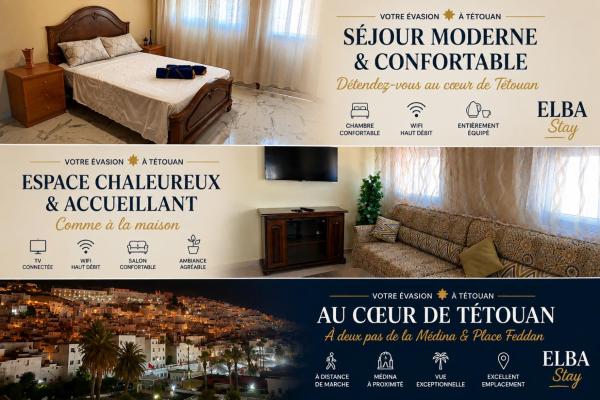 Center Apartment Elba Stay With Amazing View , Three Balcons - Tetuán