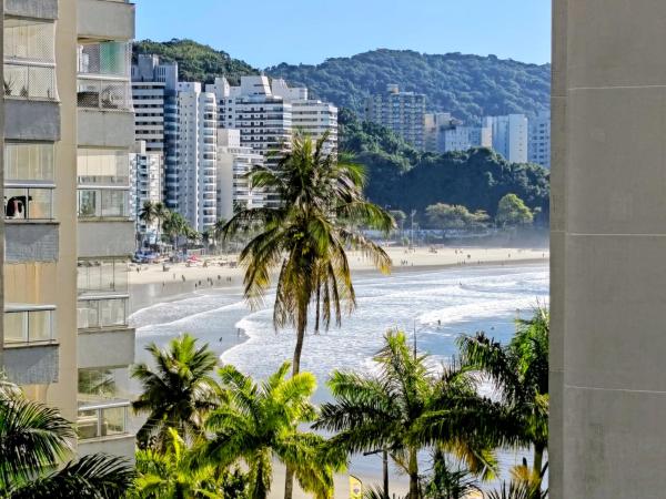 44cd - Apartamento 3 Quartos, 2 Com Ar Condicionado, 2 Banheiros, Internet, Varanda Com Churrasqueira E Vista Do Mar - Astúrias Guarujá - Santos State