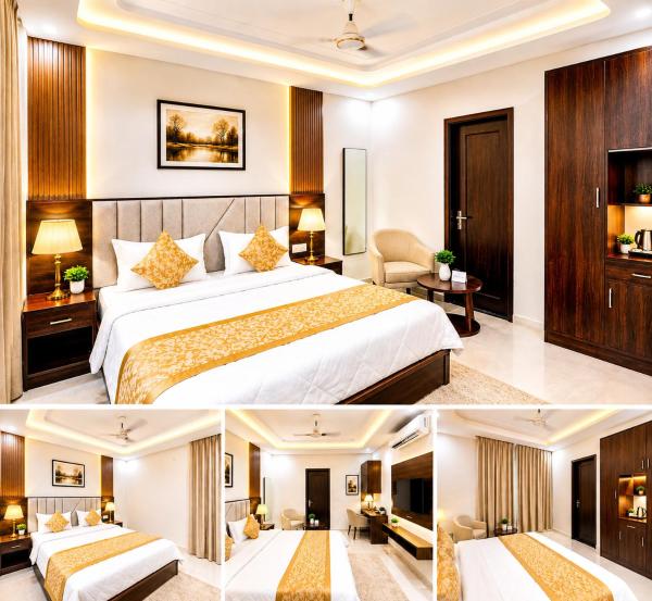 Hotel Prime Grand Residency By Rd Hotels #Most Premium Hotel In Vrindavan #Lift #Parking #Fully Ac - Vrindavan
