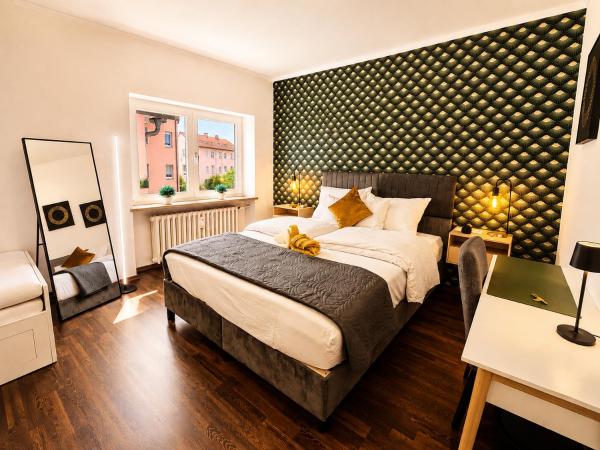 Stilvolles Wohlfühl Apartment In Zentraler Lage Nahe Bahnhof Bis Zu 6 Personen - Straubing
