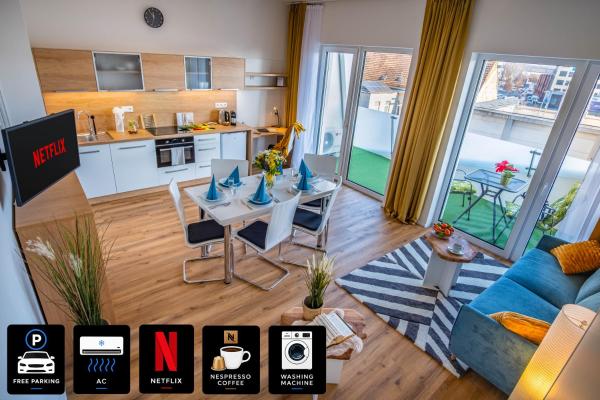 Meridiem Haven With Ac, Netflix And Parking - Brno