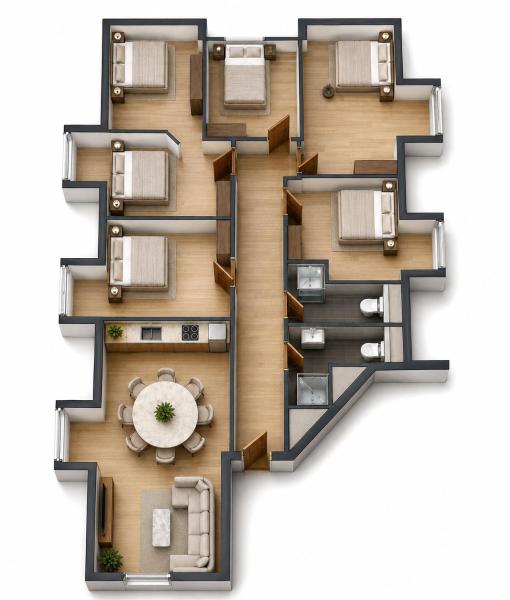 Large Apartment With 5 Bedrooms Near Munich - Oberbayern