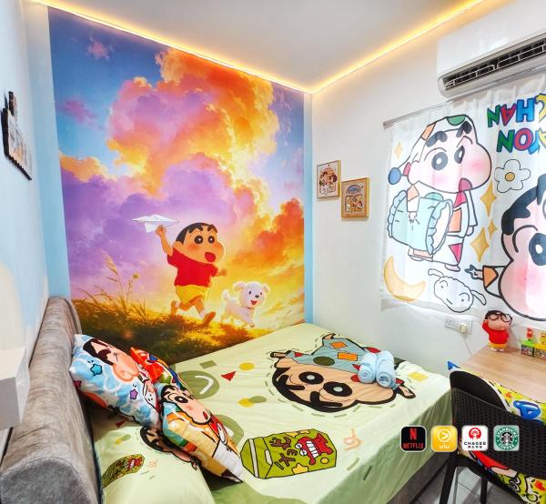 Shinchan-蜡笔小新 Fashion Led Studio Kampar I Ipoh 2px - Kampar