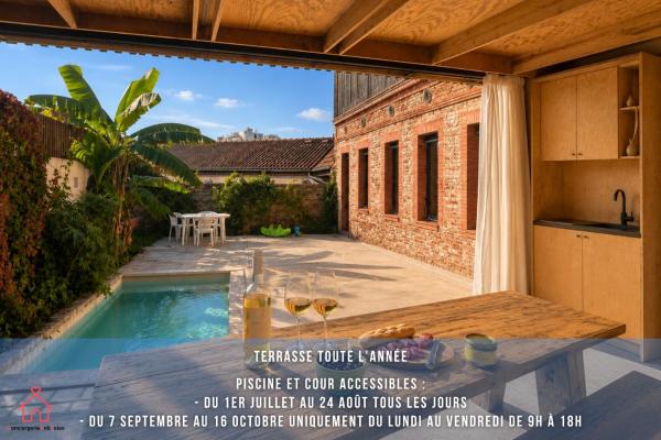 " L'atelier Signature " Piscine - Terrasse - Wifi - Gare de Toulouse Matabiau
