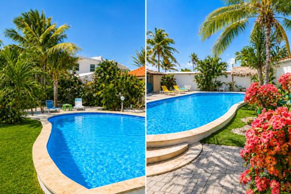 Casalina Garden 2 Blocks To Palm Beach & Kitesurfing School - Aruba
