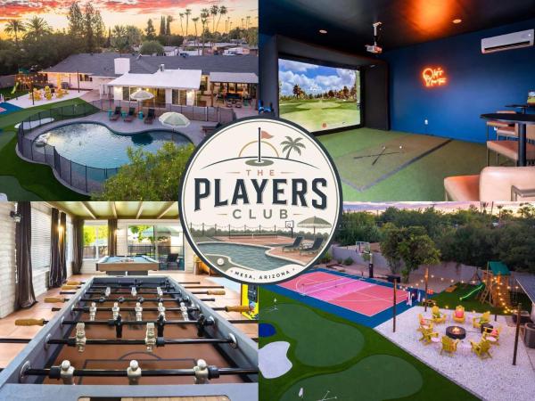 Golf Simulator Pool Sports Court Sleeps 24 - Gilbert, AZ