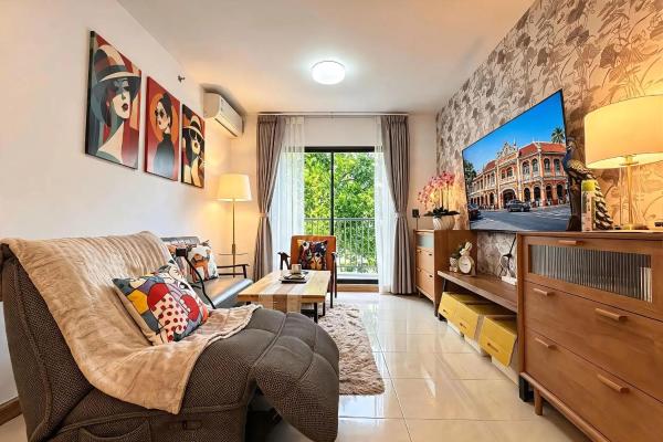 Bright 2br - Pool, Gym & Rooftop Garden, Phuket Town Center - Phuket