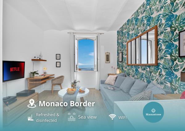 Charmant 2 Pièces, Frontière Monaco Vue Mer - Ib - Beausoleil