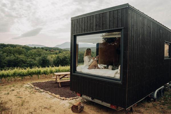 Domaine Bernard - Parcel Tiny House - Tiny House Au Coeur Des Vignes Face Au Mont Ventoux Mae-5213 - Vaison-la-Romaine