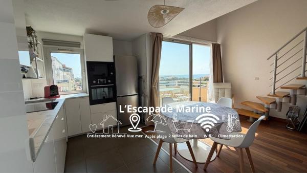 L'escapade Marine - Duplex With Sea View And Beach Access - Frontignan