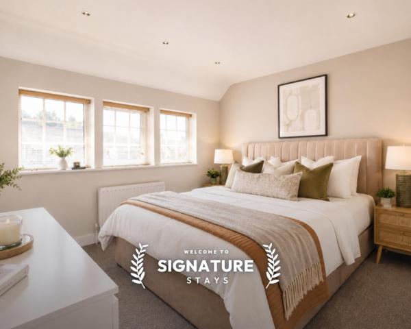 New Stylish London Home By Signature Stays - Modern Free Parking - St Albans