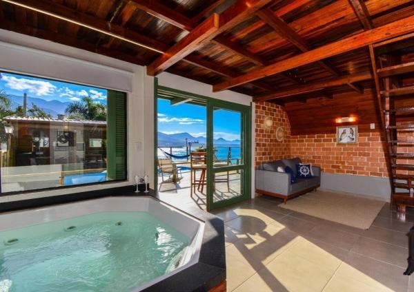 Chalé Com Jacuzzi E Vista Mar - Plh007 - Florianópolis