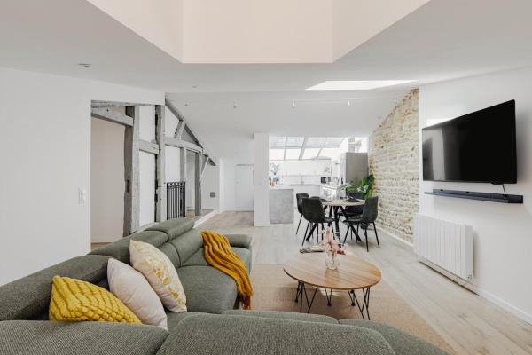 L'élégant Bright 4-room Apartment 3 Bedrooms 5 People - Bourg-en-Bresse
