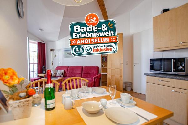 Ferienwohnung Sommerwind - Bade- & Erlebniswelt Täglich Inklusive - Sellin