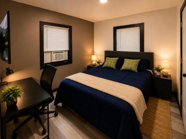 Modern Private Room - Shared Common Areas - Business Travelers - Columbus, OH