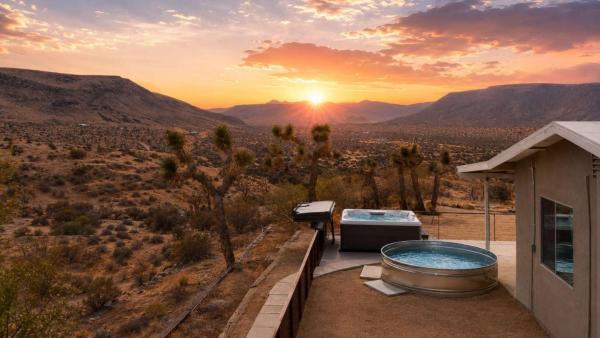 Lazy J Ranch - Breathtaking Views Spa Soak Pool - Yucca Valley, CA